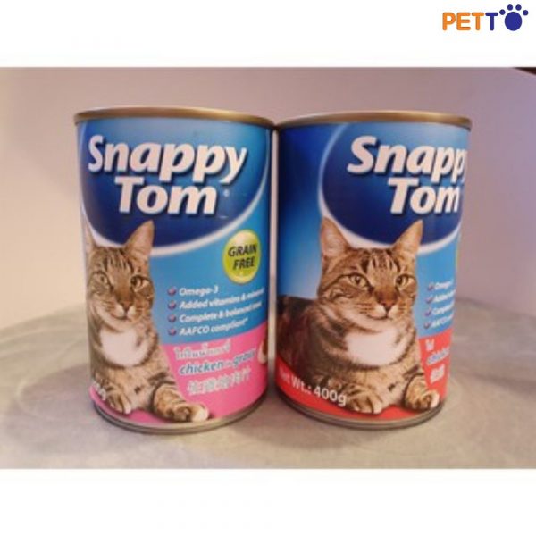 Pate lon Snappy Tom Premium dành cho Mèo lớn PATEC024 - Petto